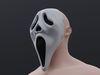 3D model Ghostface mask VR / AR / low-poly | CGTrader