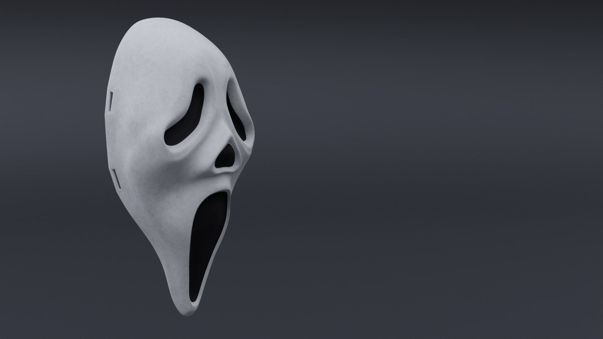 3D model Ghostface mask VR / AR / low-poly | CGTrader