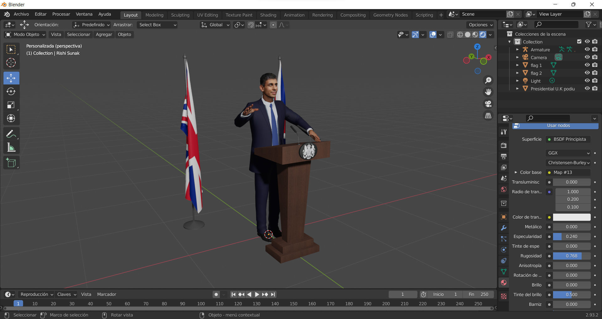 3D model Rishi Sunak VR / AR / low-poly | CGTrader