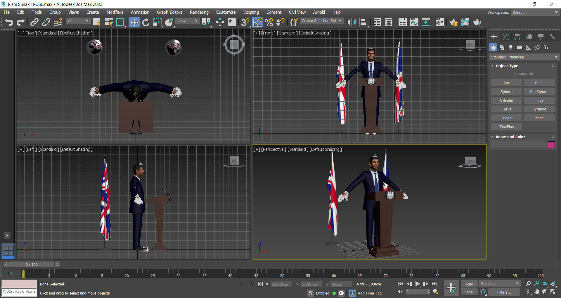 3D model Rishi Sunak VR / AR / low-poly | CGTrader