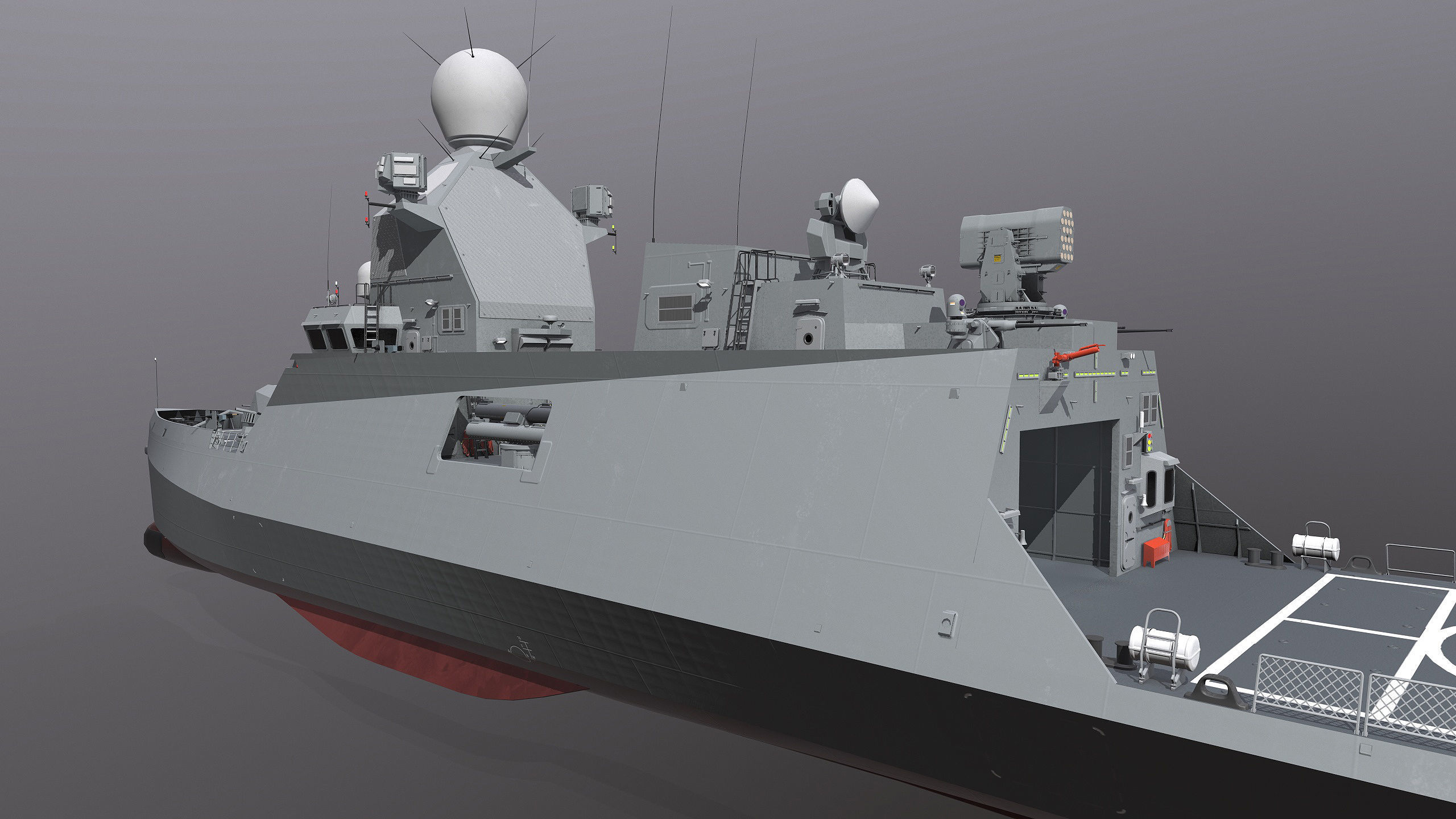 Corvette Class Ship 3D model | CGTrader