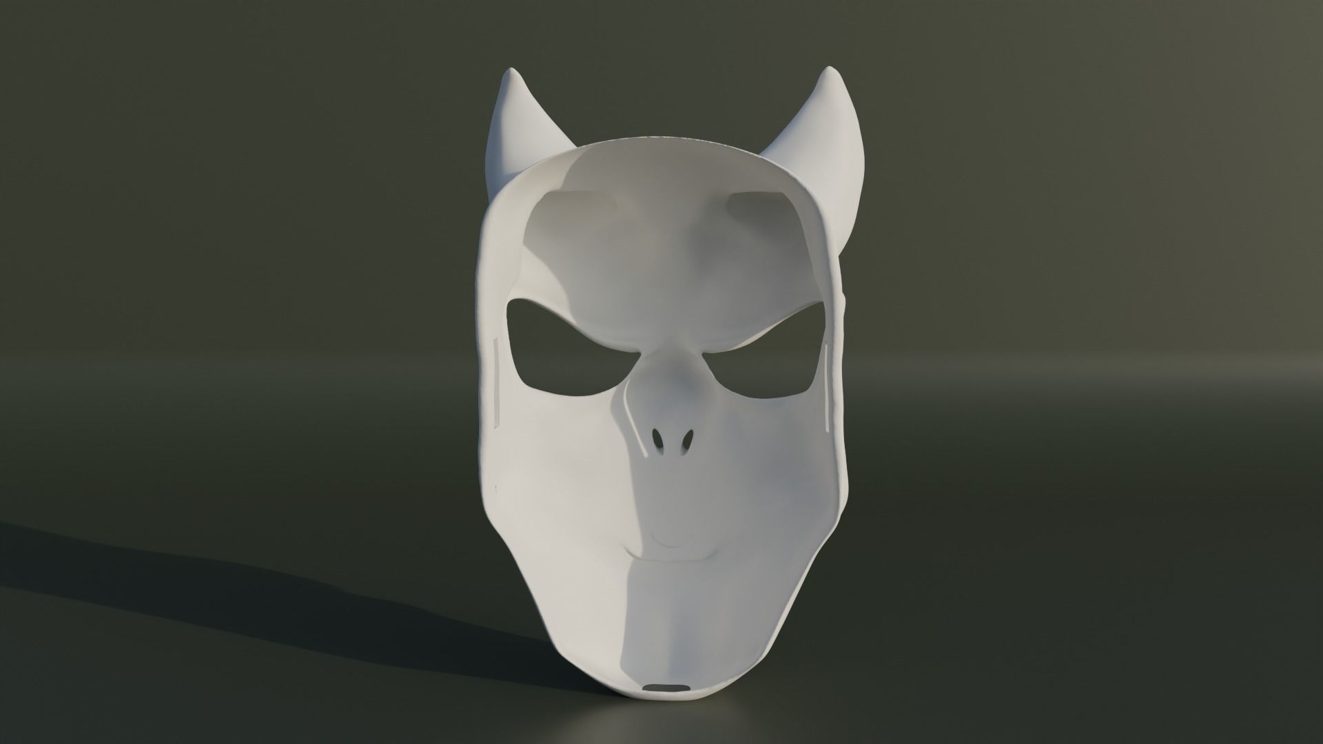 Devil Face Mask - Pig Cosplay Mask 3D model 3D printable | CGTrader