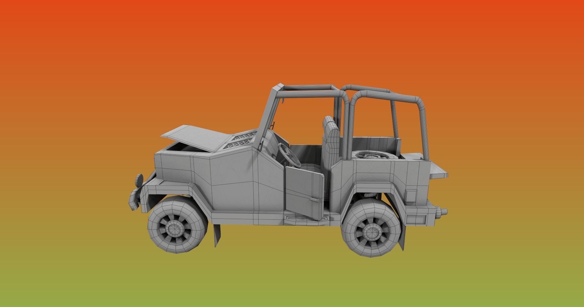 3D model Cartoon Style African Themed Pack Unity URP VR / AR / low-poly ...