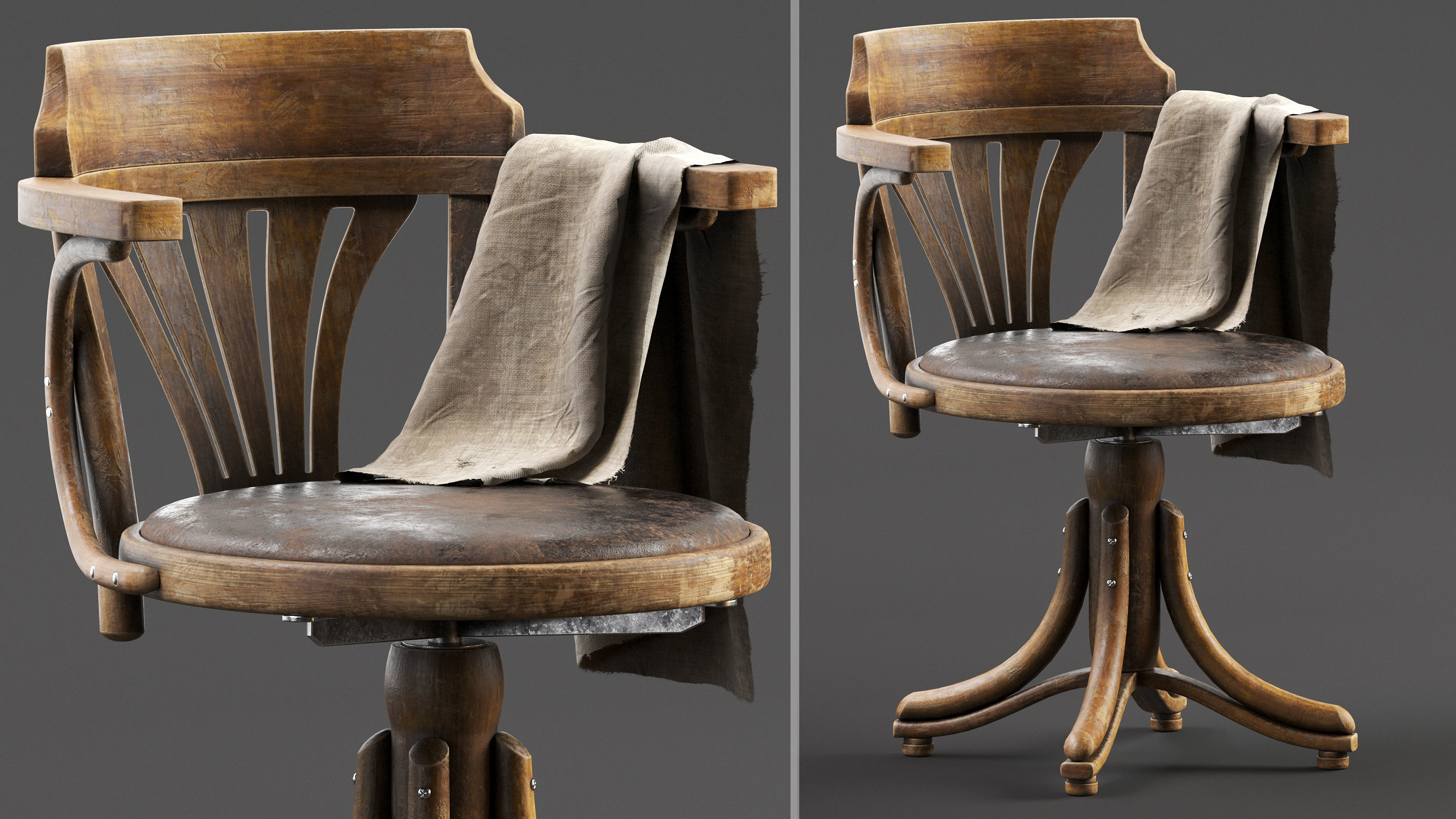 Revolving Armchair 3D model | CGTrader