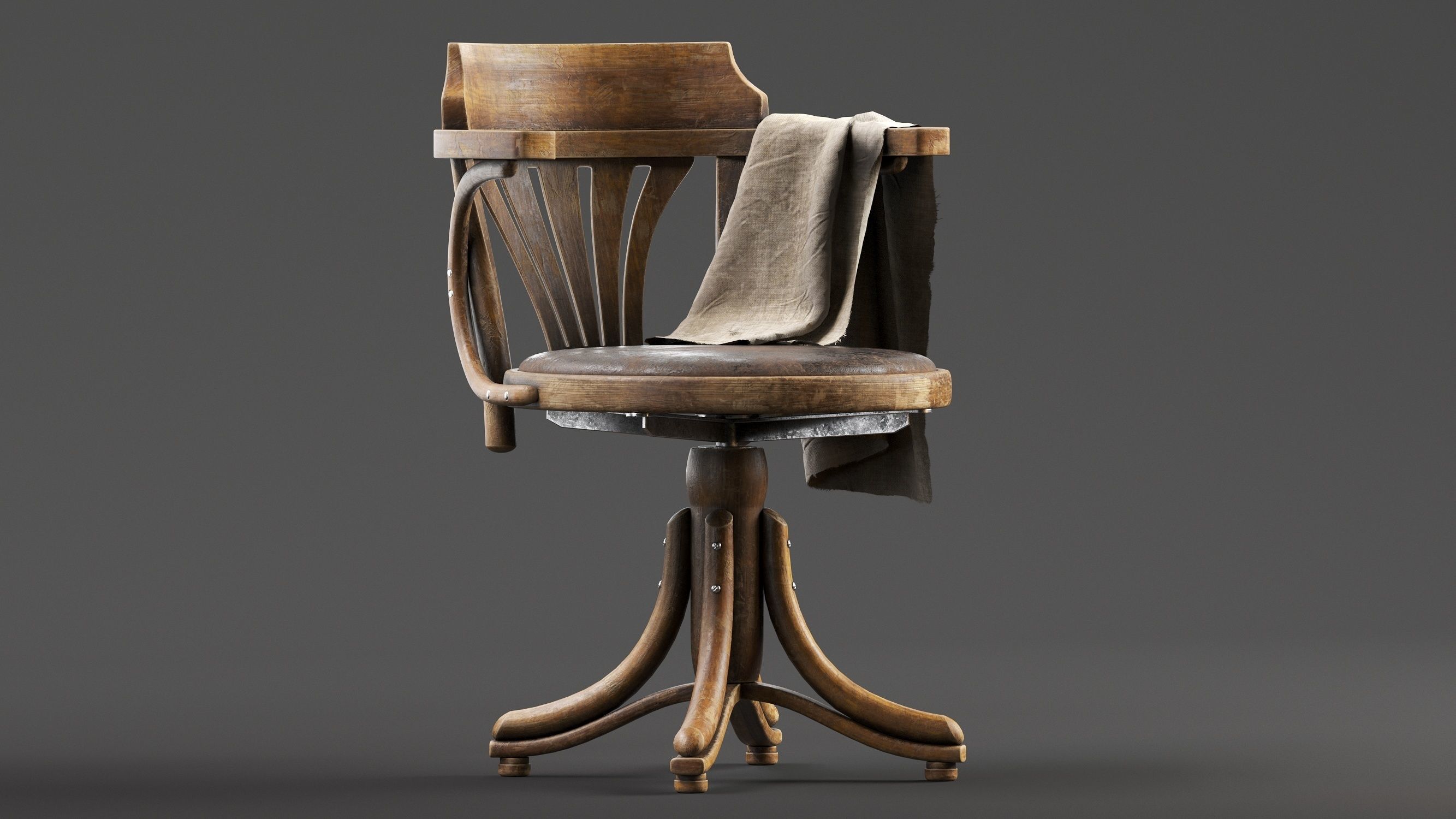 Revolving Armchair 3D model | CGTrader