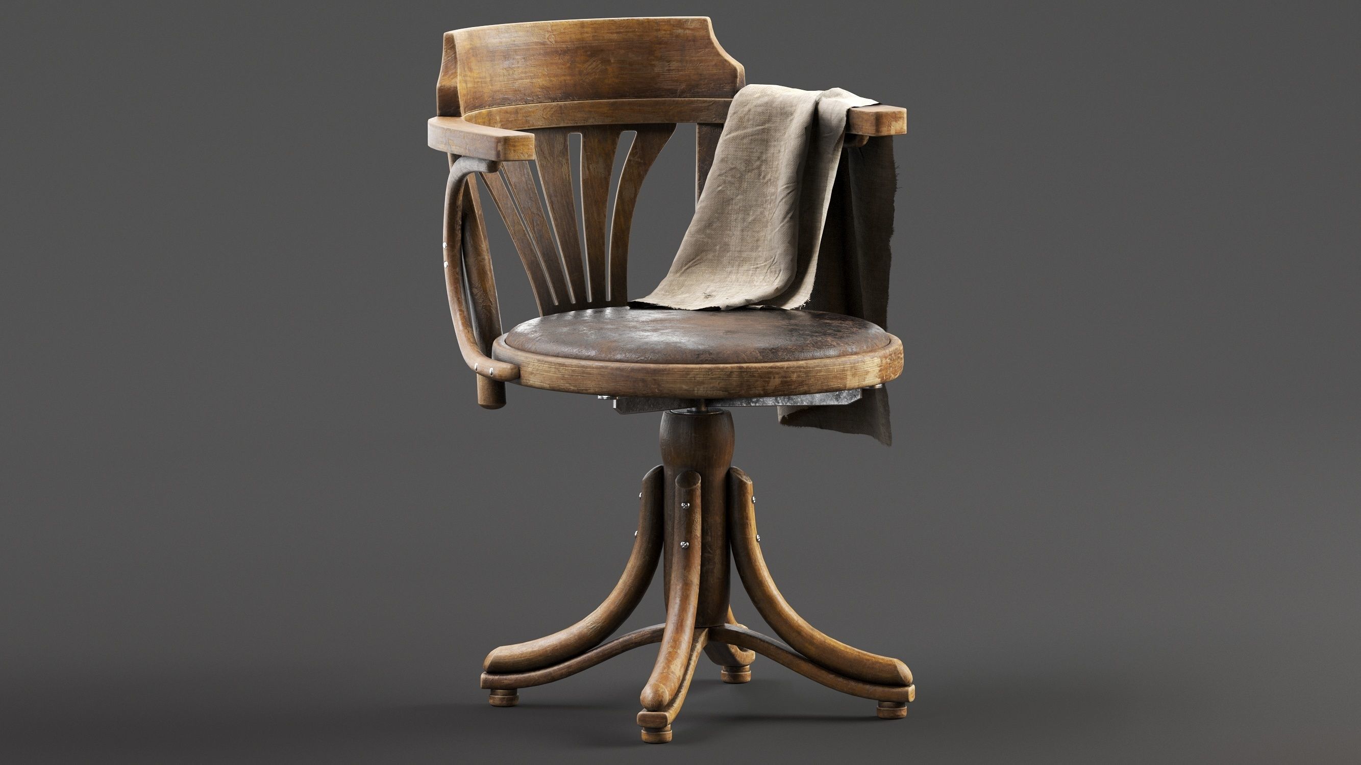Revolving Armchair 3D model | CGTrader