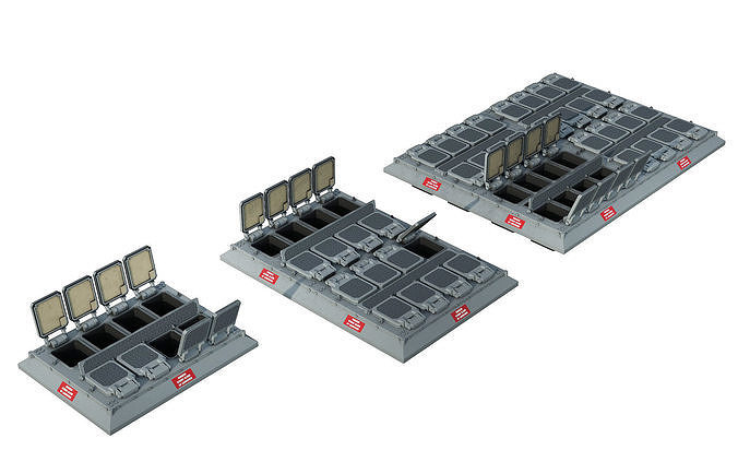 Mark 41 Vertical Launching System BGM 109 Tomahawk 3D model | CGTrader