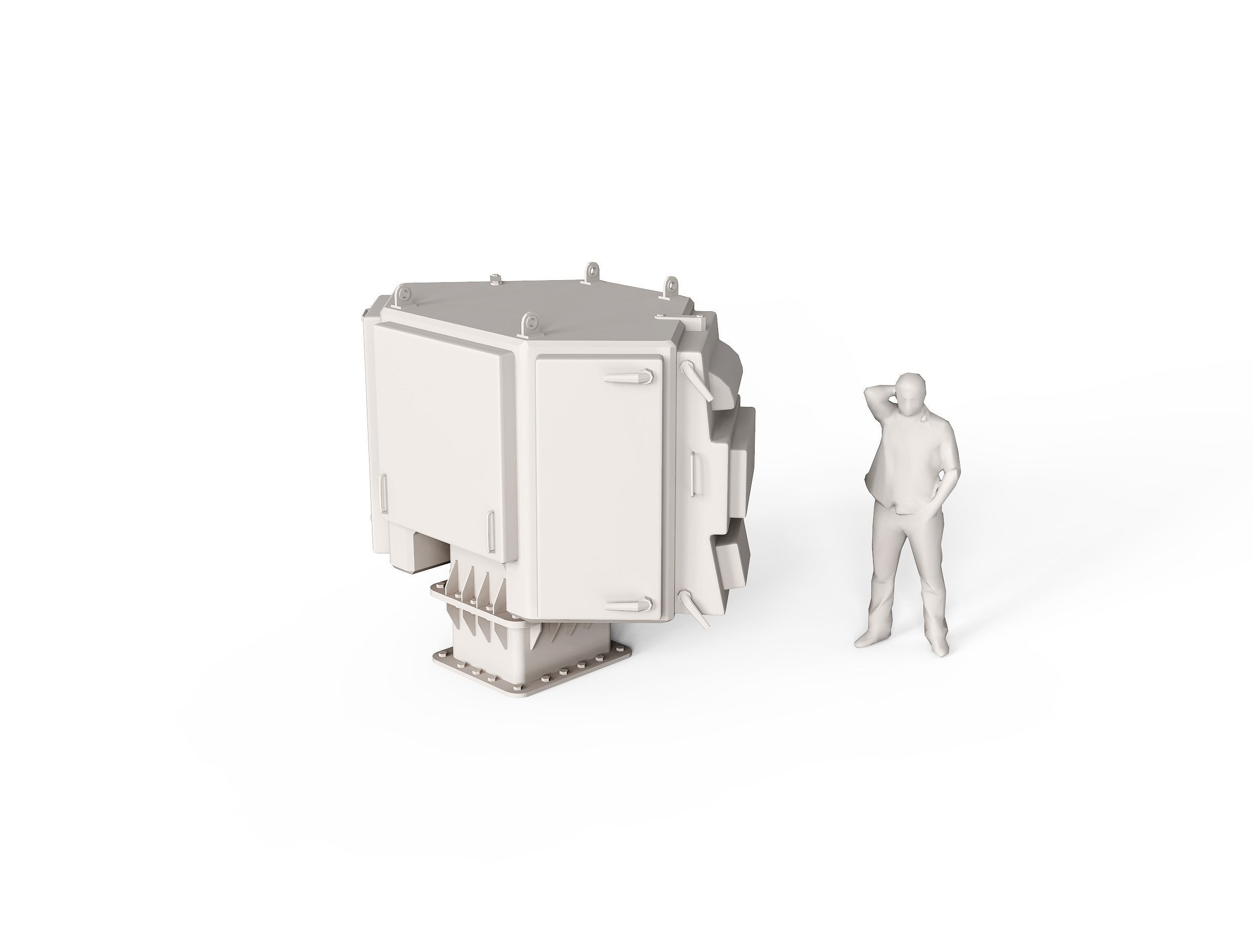 NAVAL SENSORS AND RADARS 3D model | CGTrader