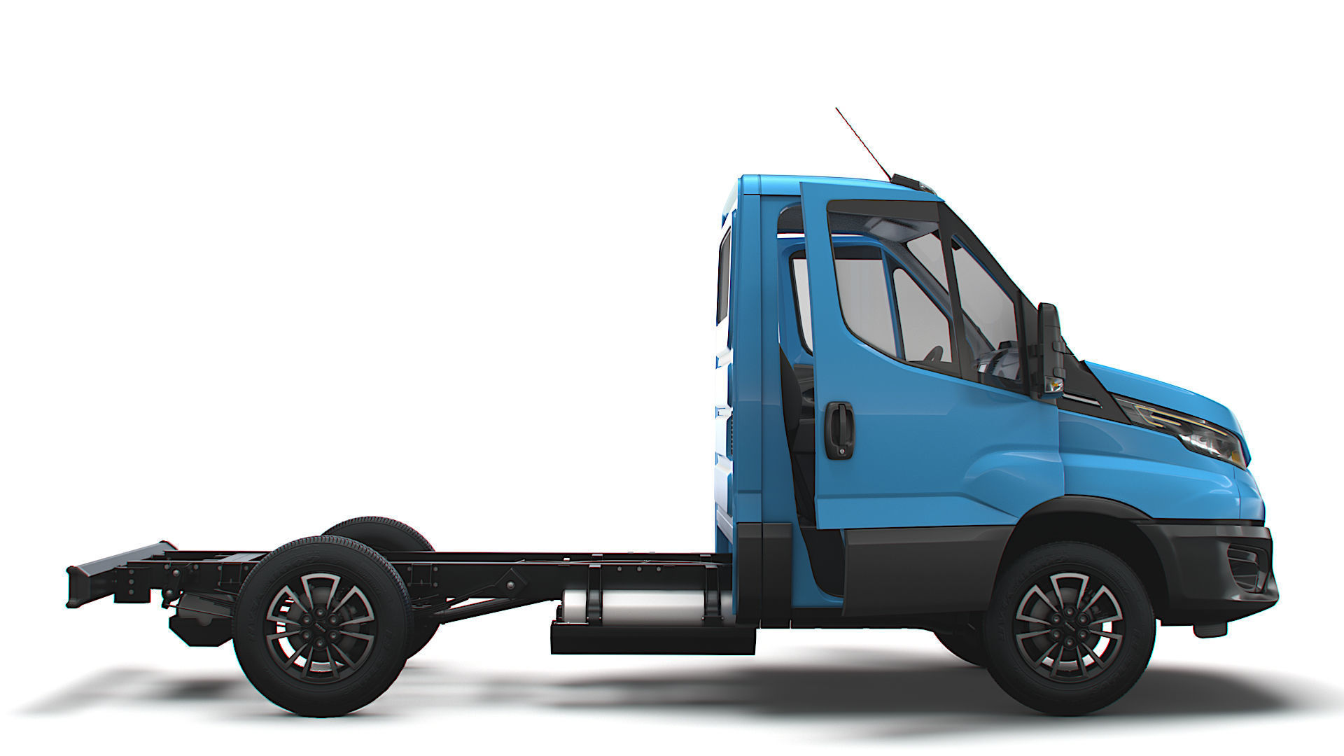Iveco Daily Single Cab HQ Interior L1 Chassis 2023 3D model | CGTrader