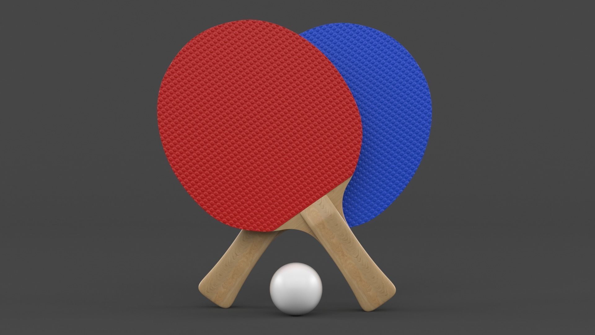 Table Tennis Rackets 3D model | CGTrader