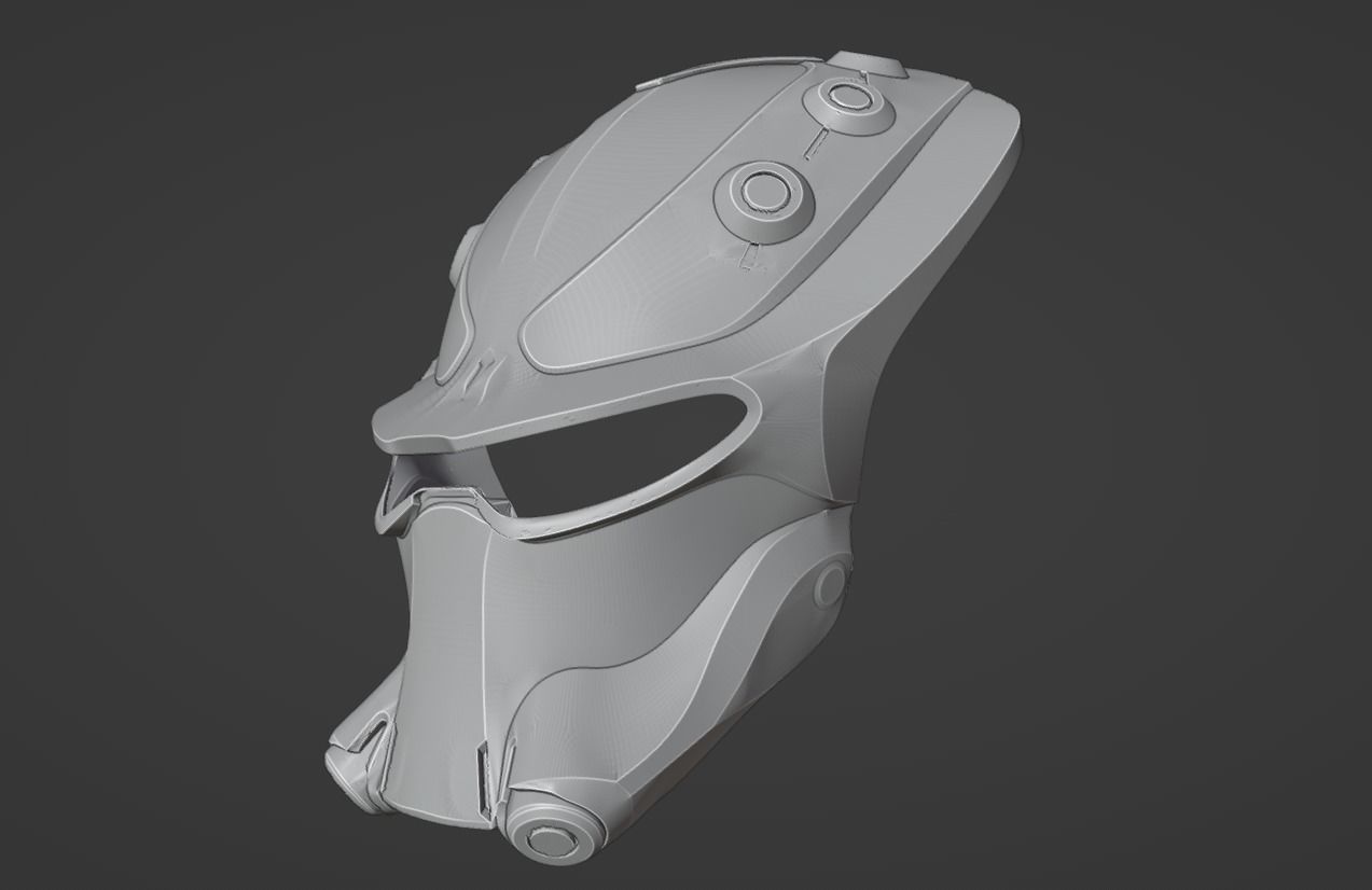 Predator Cyclone mask 3D model 3D printable | CGTrader