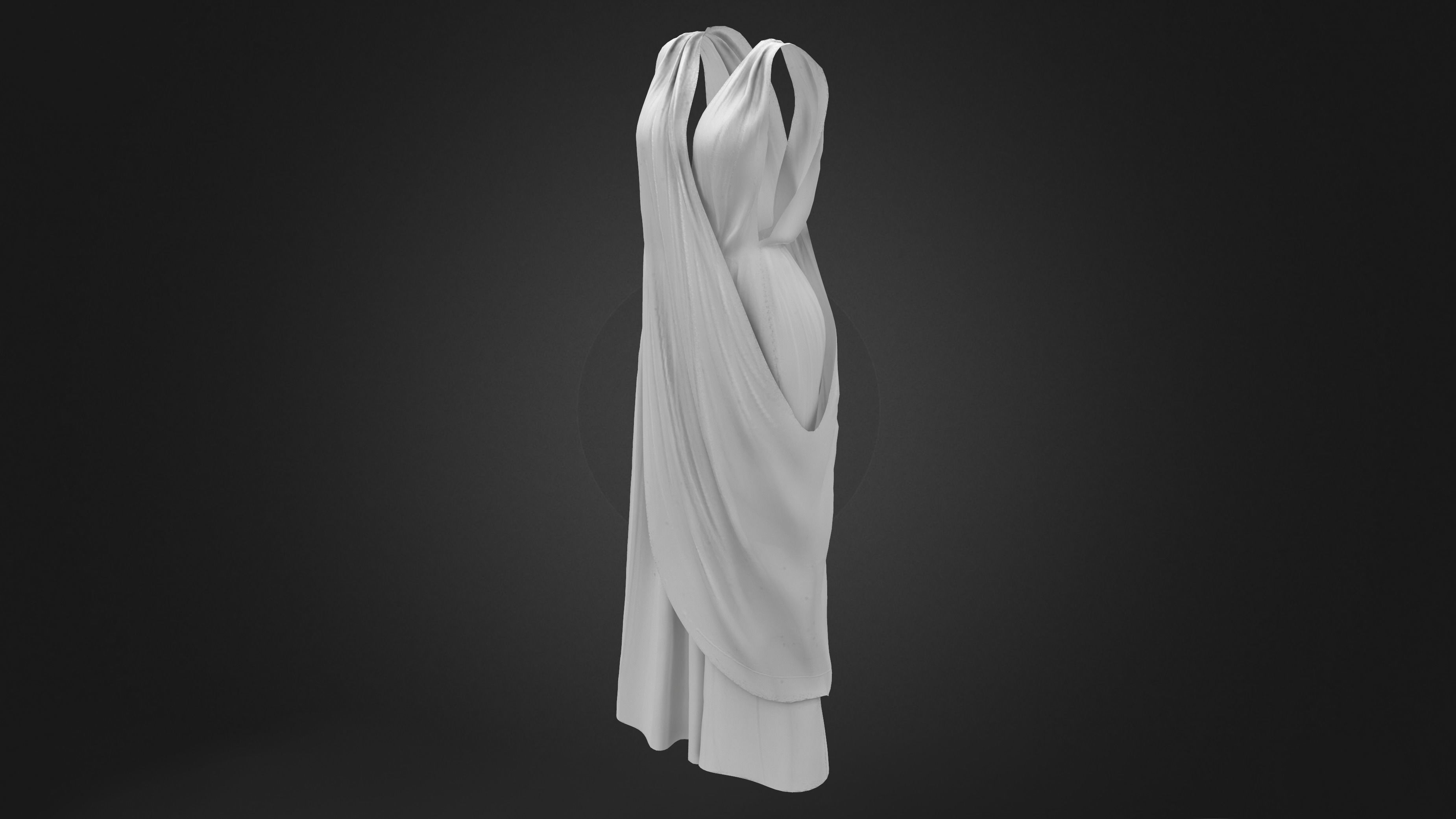 3D model Women Modern Toga VR / AR / low-poly | CGTrader