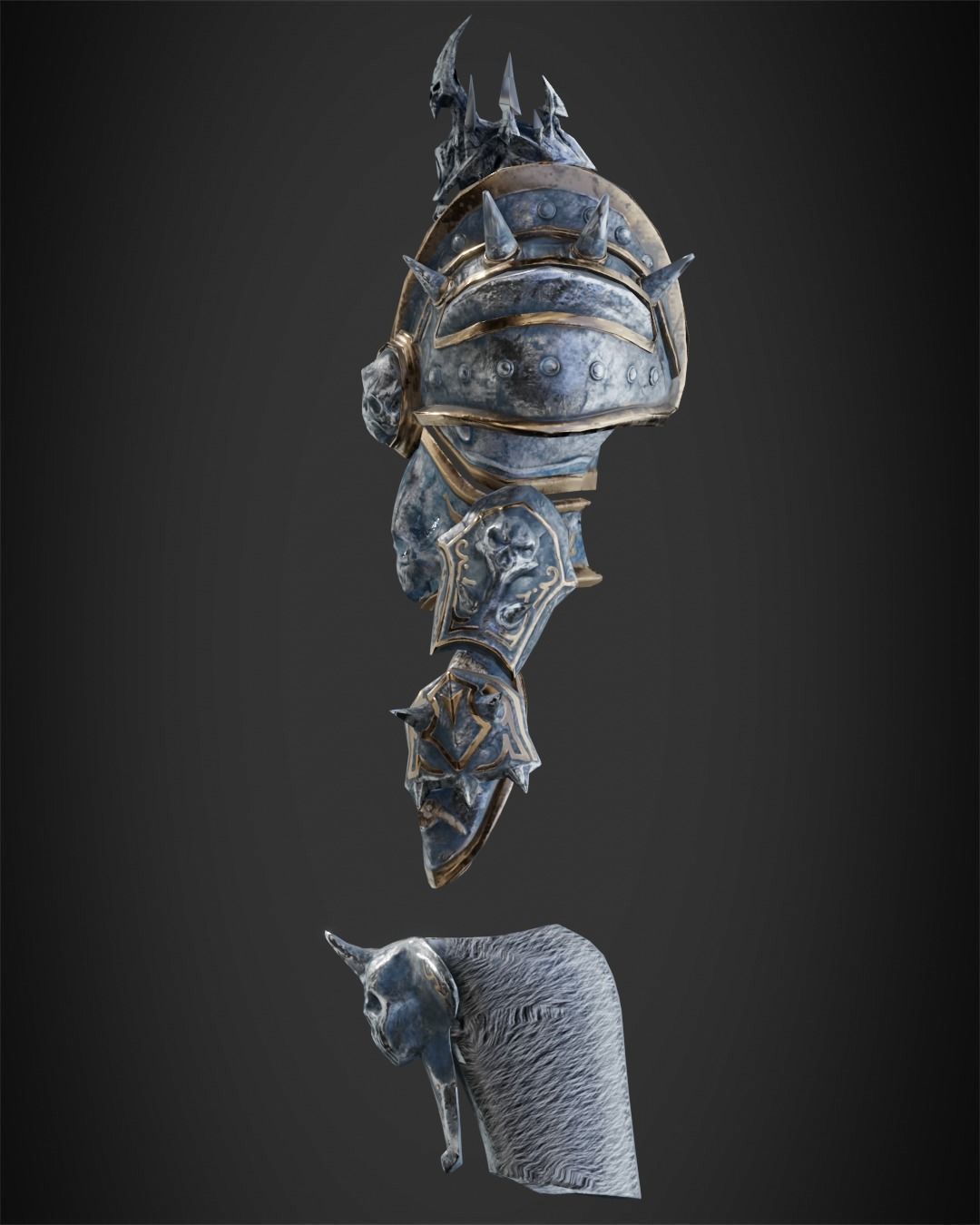 World of Warcraft Lich King Full Armor for Cosplay 3D model 3D ...