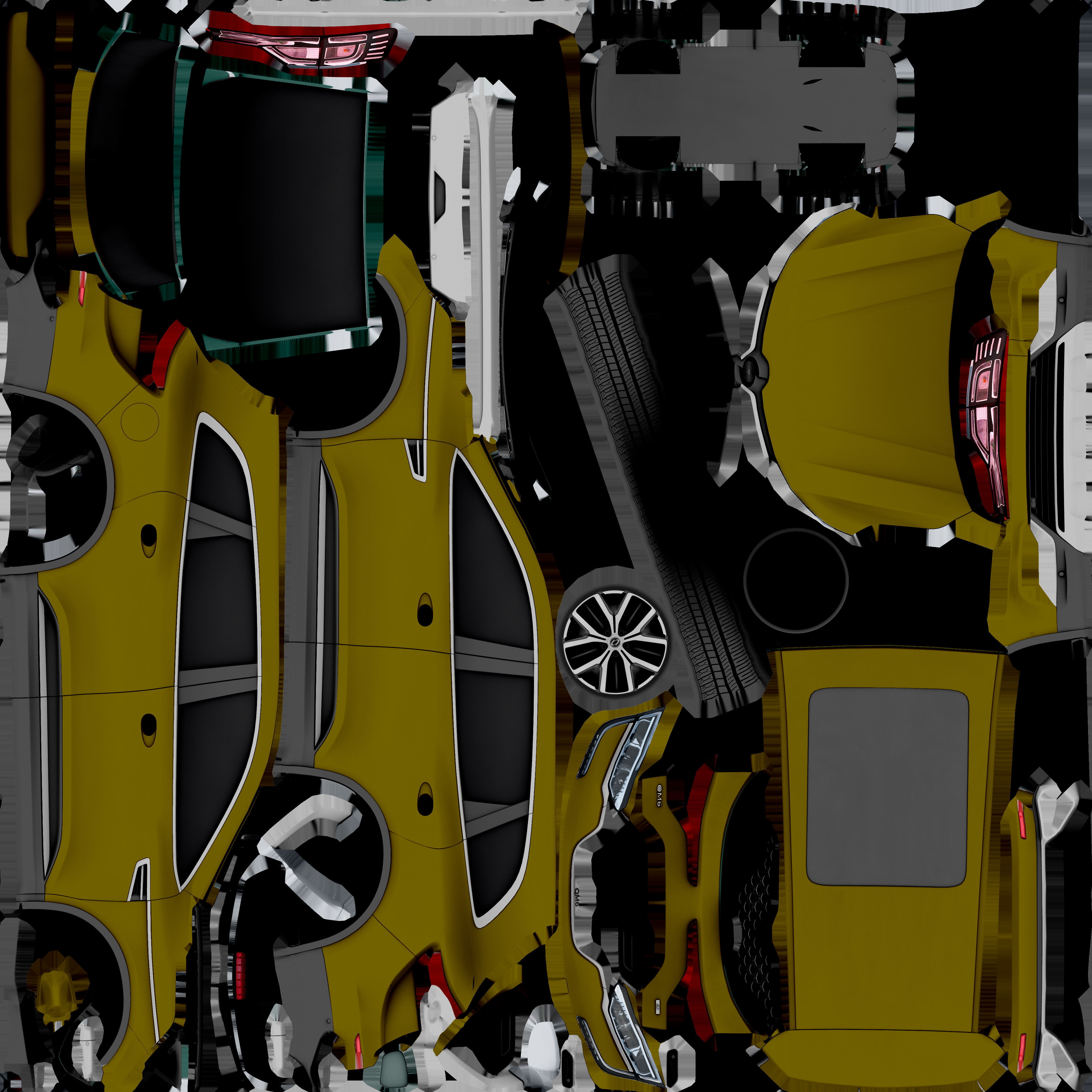 3D model RENAULTKOREA QM6 LOWPOLY VR / AR / low-poly | CGTrader