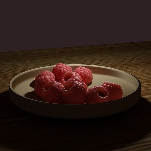 raspberry free 3D model | CGTrader