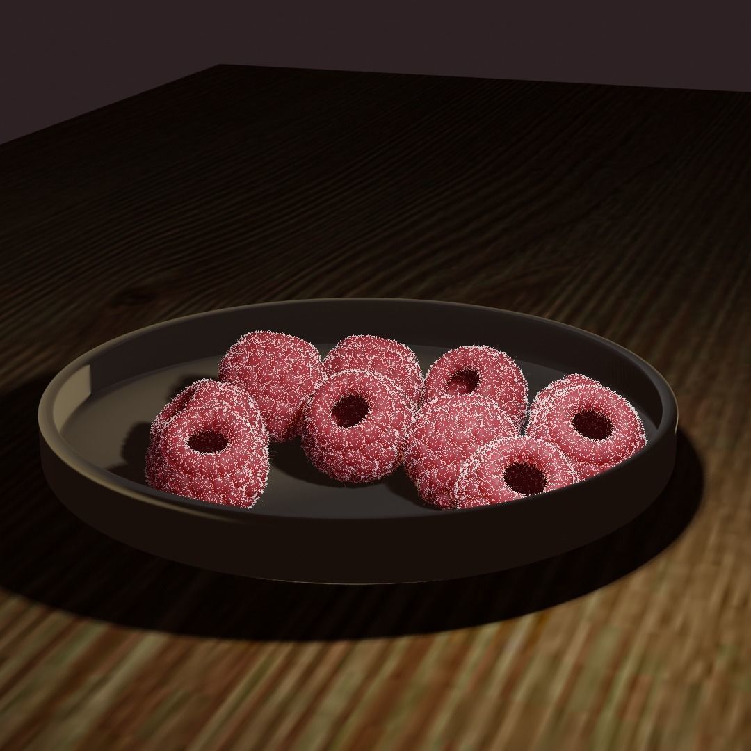 raspberry free 3D model | CGTrader