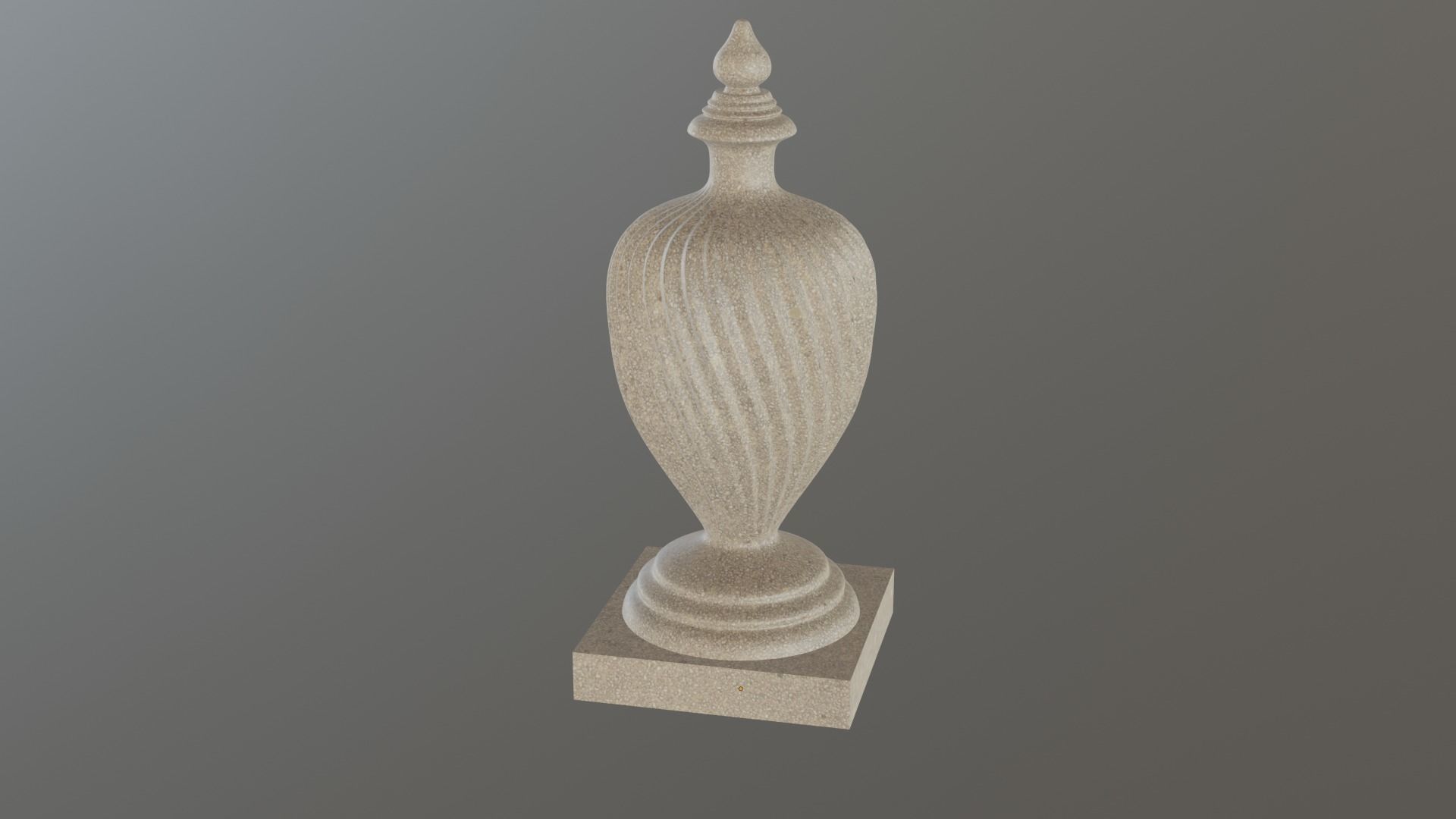 Decorative Stone Finial 3D model 3D printable | CGTrader