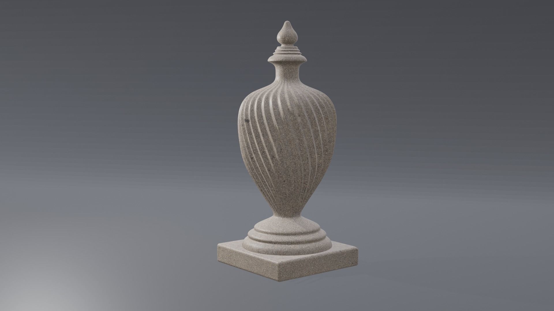Decorative Stone Finial 3D model 3D printable | CGTrader