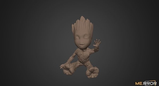 Groot Figure 3D model | CGTrader