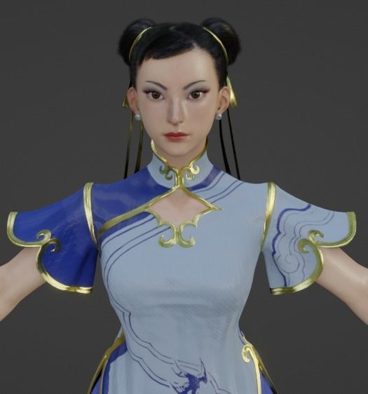Street Fight 6 Chun-Li 3D model | CGTrader