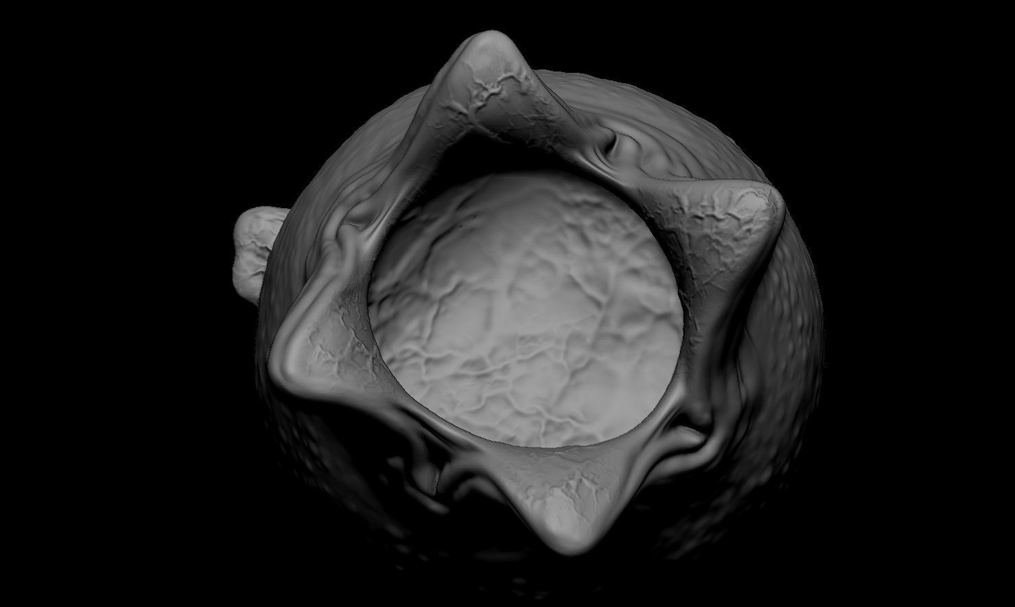 3D PRINTABLE OPEN AND CLOSED ALIEN EGGS SIX PACK 3D model 3D printable ...