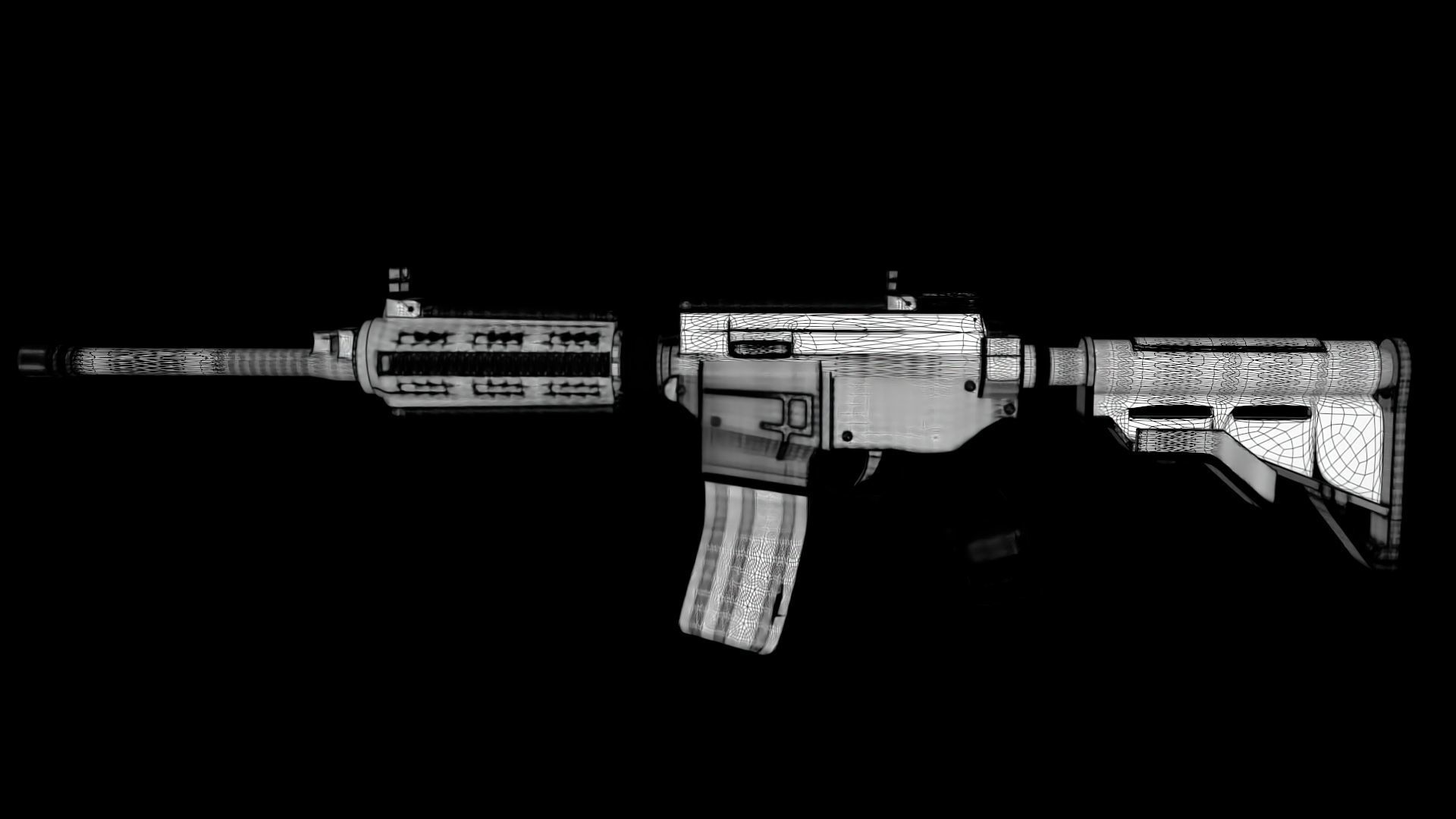 3D model 4K textures Carbine M4A1 VR / AR / low-poly | CGTrader