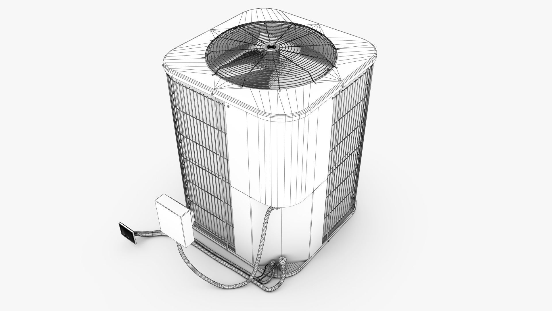 3D model Air Conditioner 01 VR / AR / low-poly | CGTrader