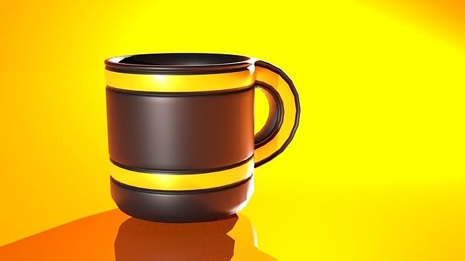 Scifi-Cup mug free VR / AR / low-poly 3D model | CGTrader