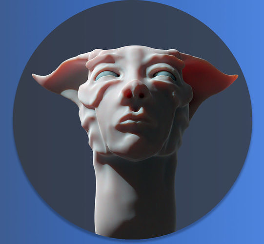 SK Head free 3D model | CGTrader