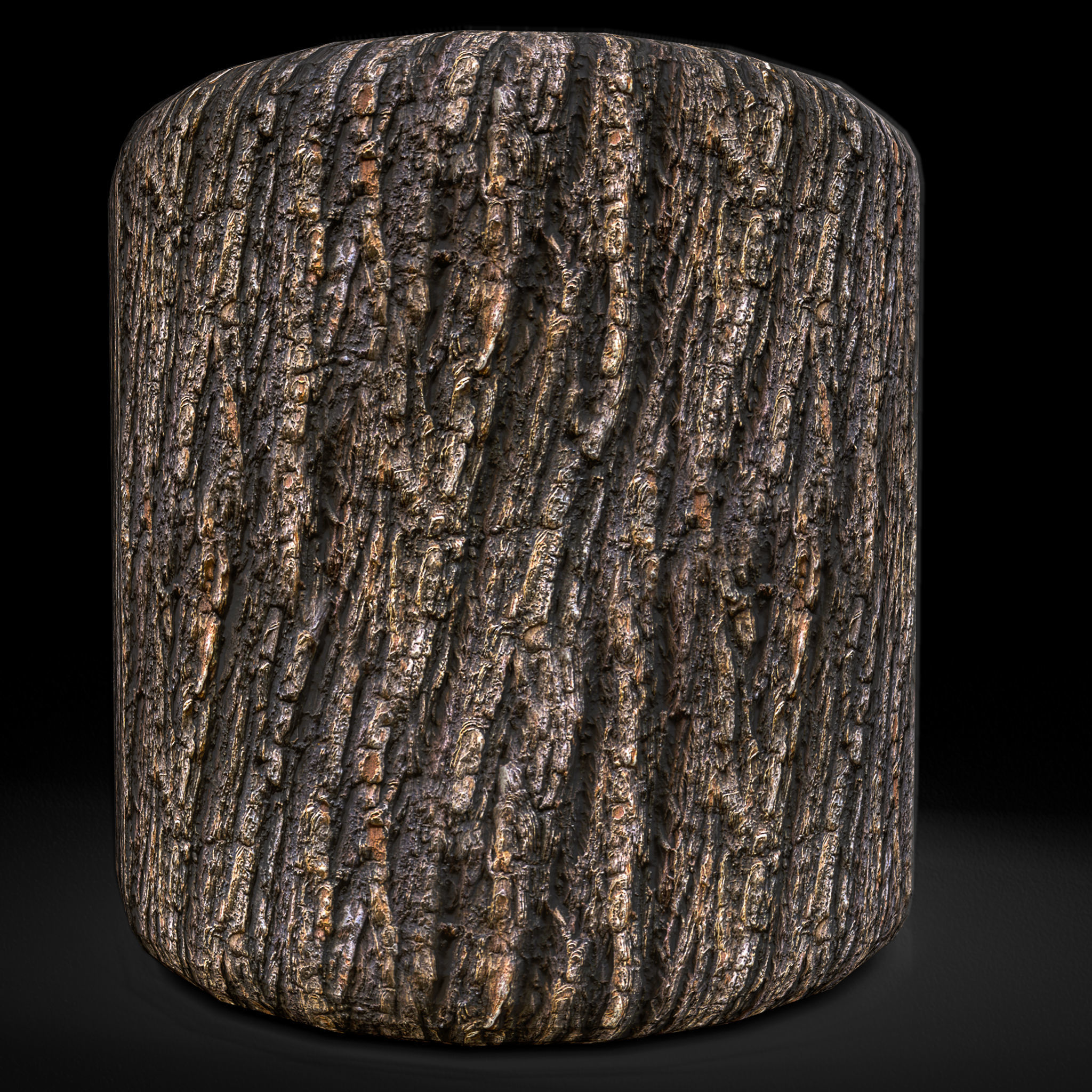 Texture Wood Bark Texture 4K VR / AR / low-poly | CGTrader