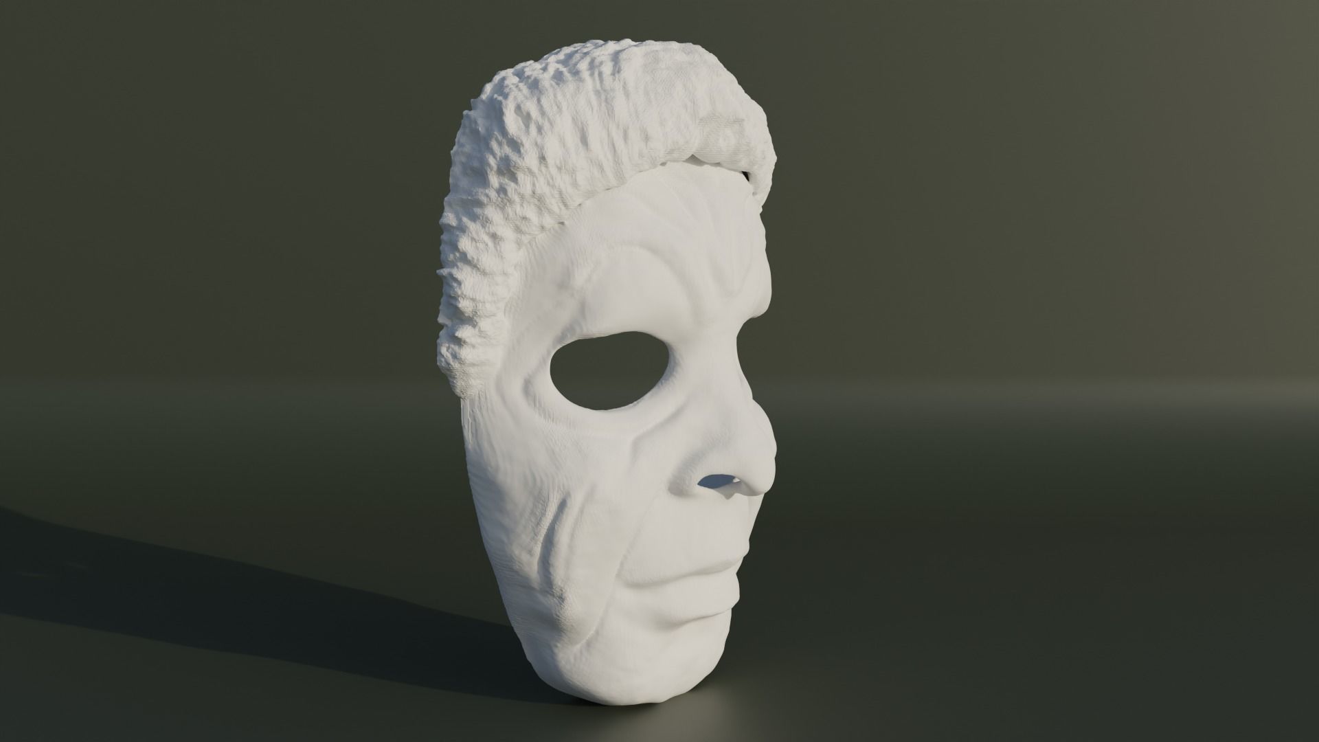 Old Woman Face Mask 3D model 3D printable | CGTrader