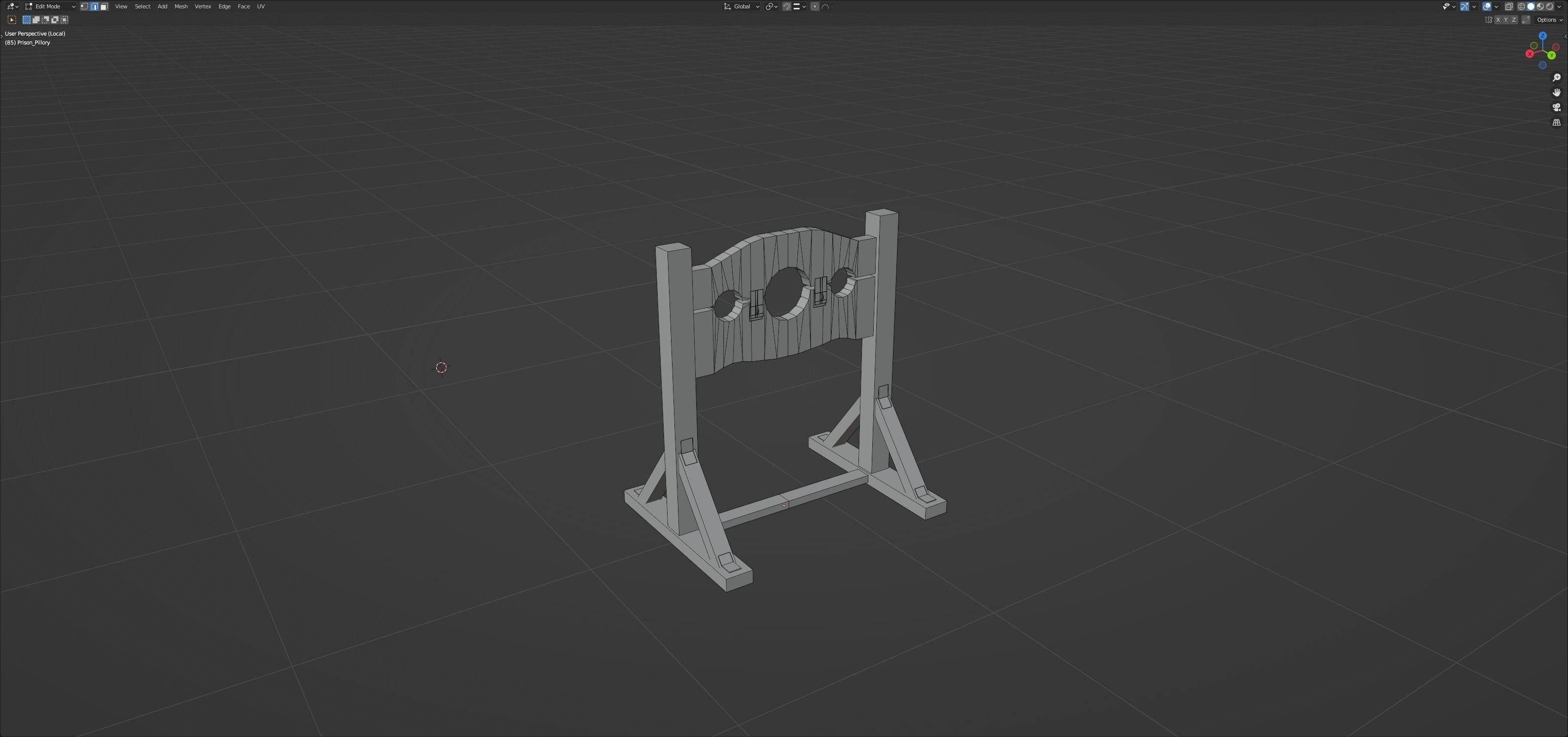3D model Medieval prison pillory VR / AR / low-poly | CGTrader