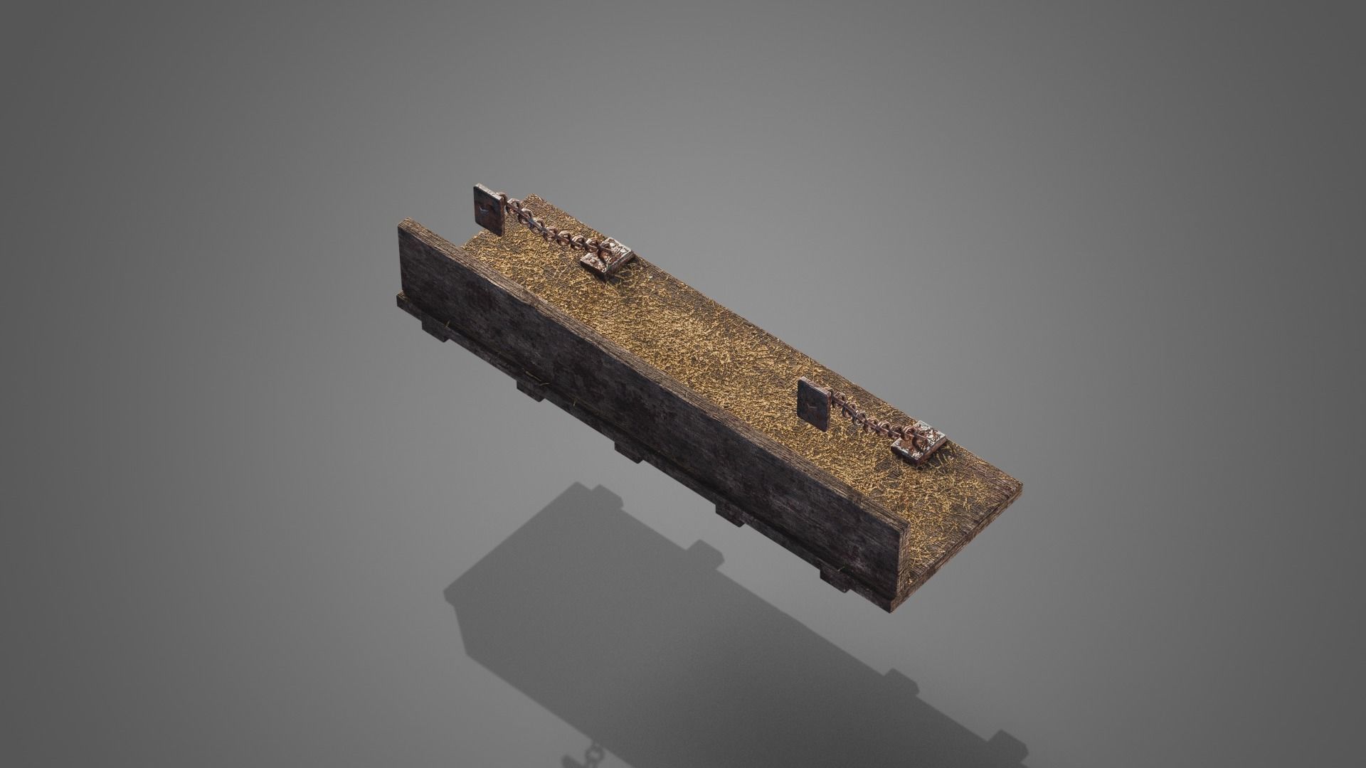 3D model Medieval prison bed VR / AR / low-poly | CGTrader