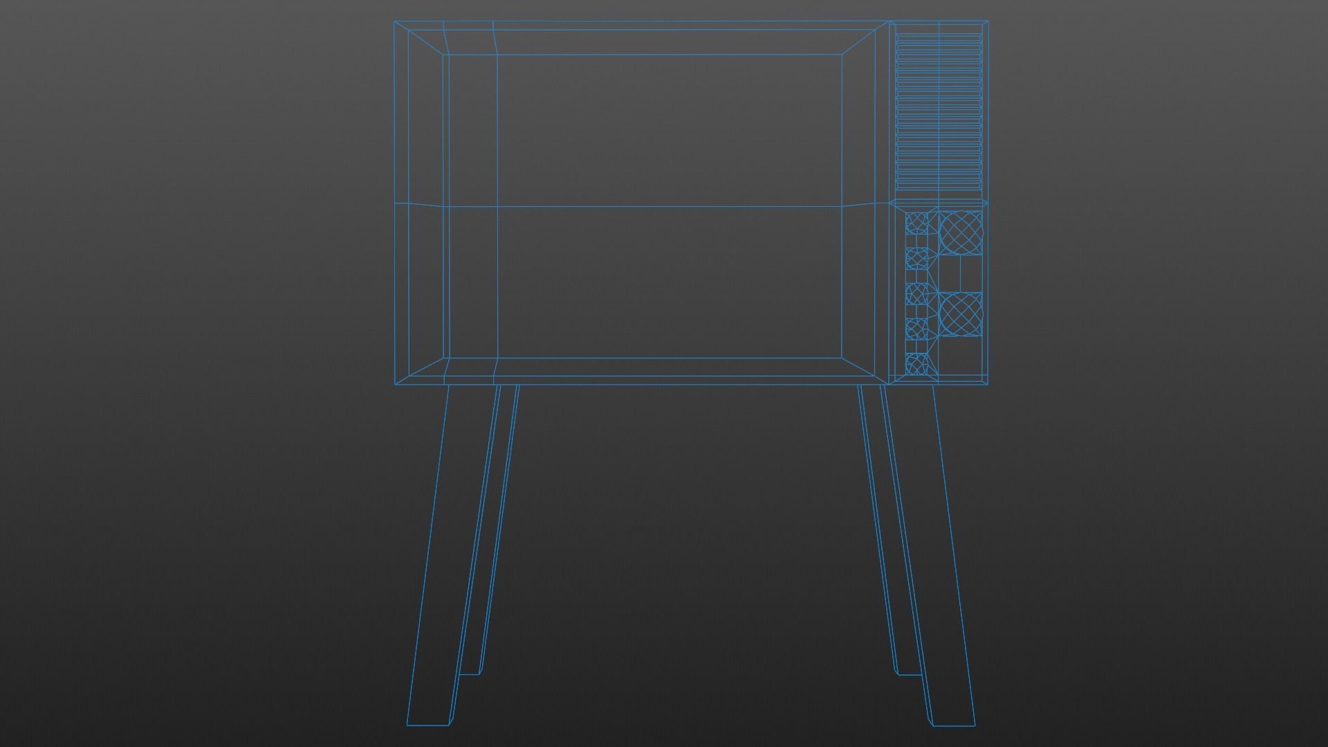 3D model TV Old Retro PS1 PSX style VR / AR / low-poly | CGTrader