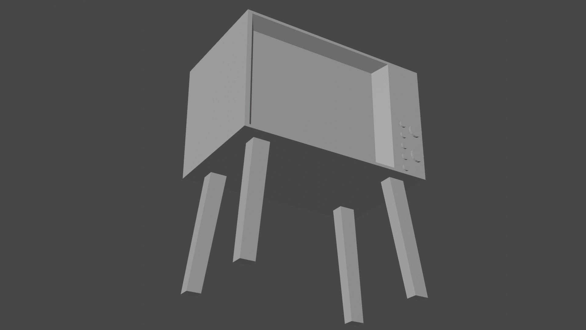 3D model TV Old Retro PS1 PSX style VR / AR / low-poly | CGTrader