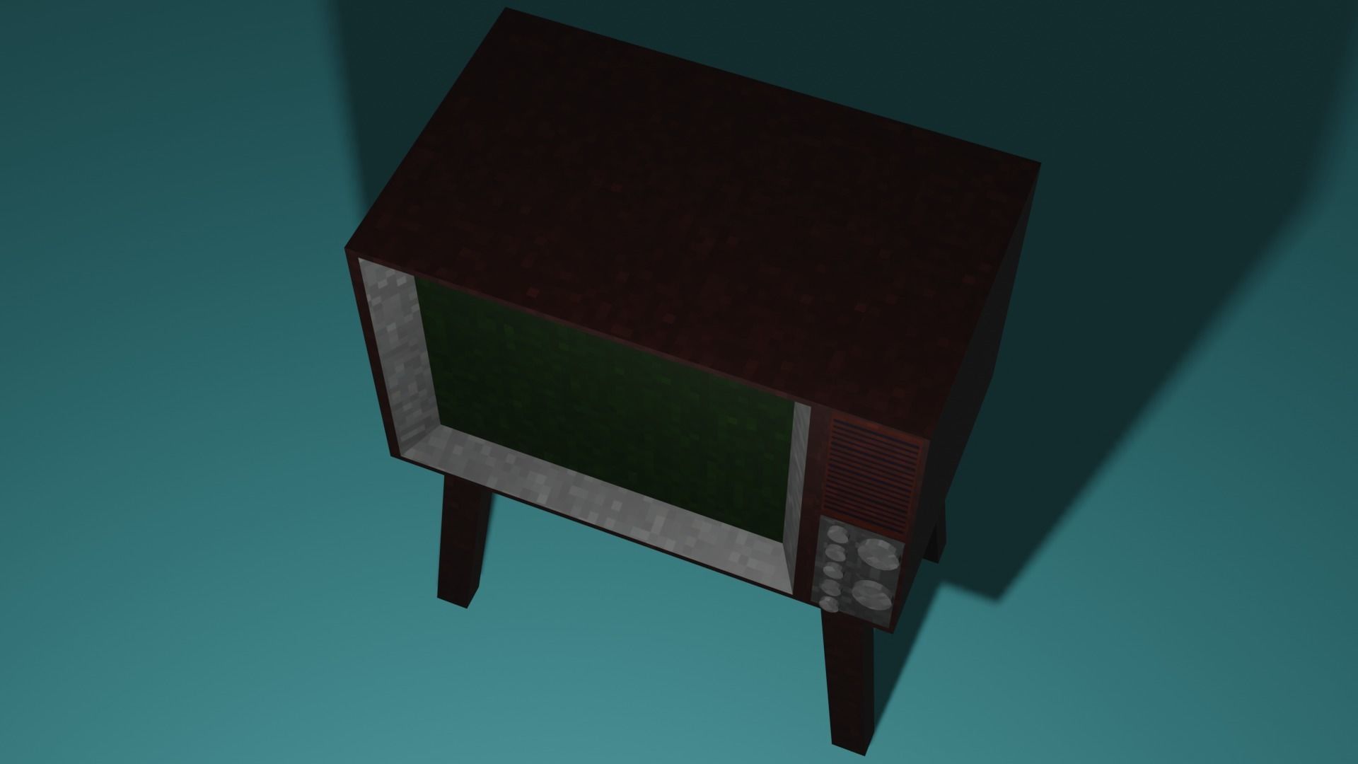 3D model TV Old Retro PS1 PSX style VR / AR / low-poly | CGTrader