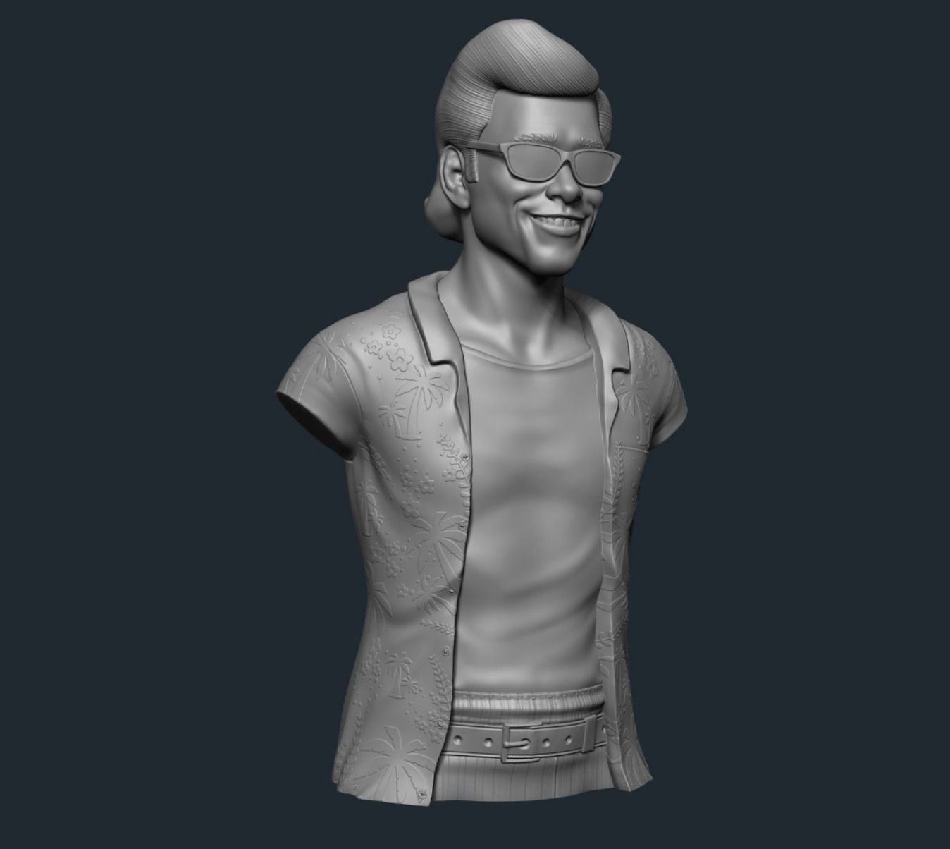 ACE VENTURA - JIM CARREY 3D model 3D printable | CGTrader