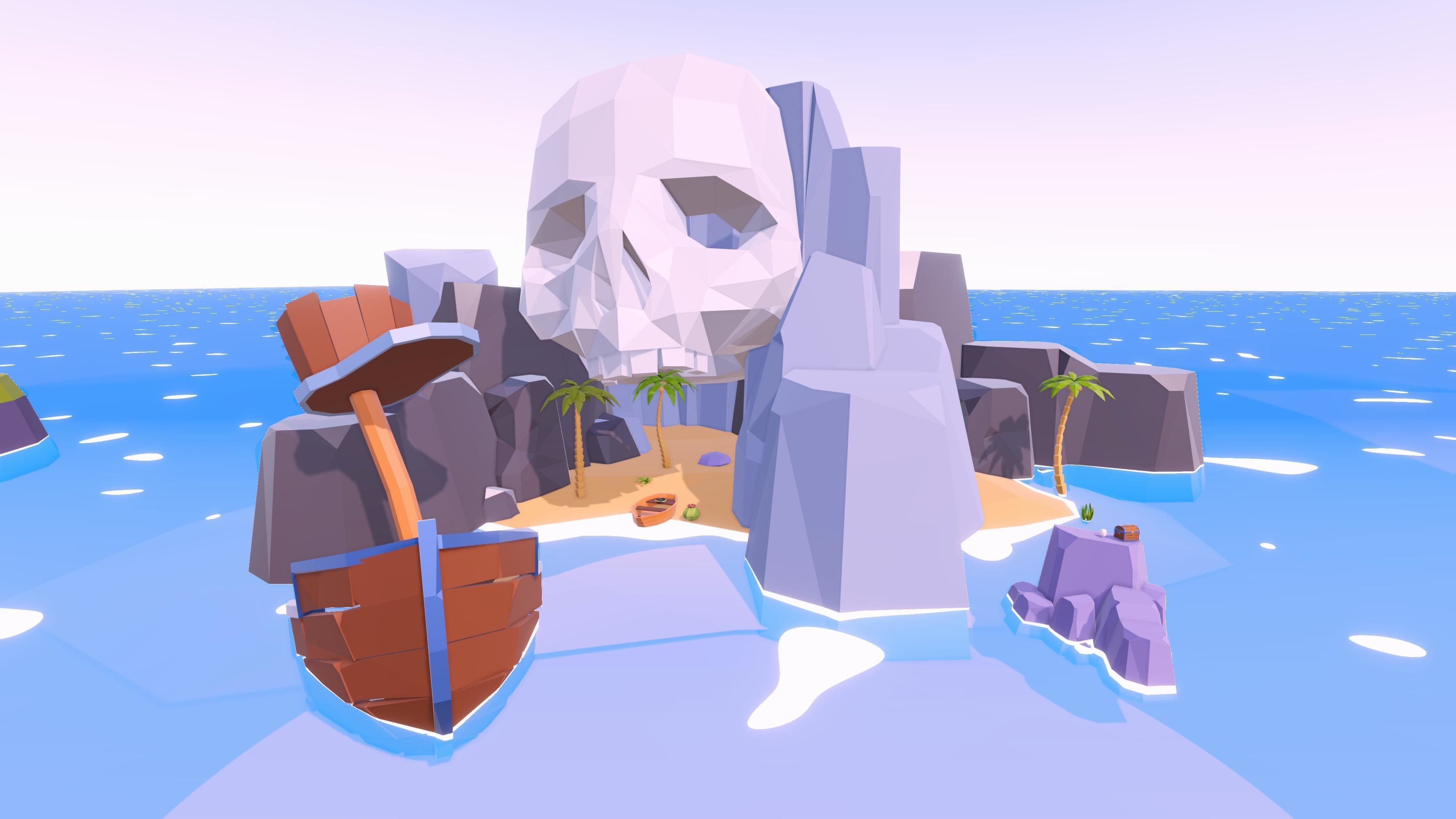 3D model Low Poly Tropical Island RG VR / AR / low-poly | CGTrader