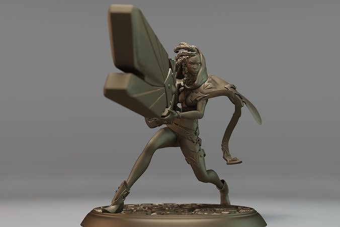SENNA - LEAGUE OF LEGENDS free 3D model 3D printable | CGTrader