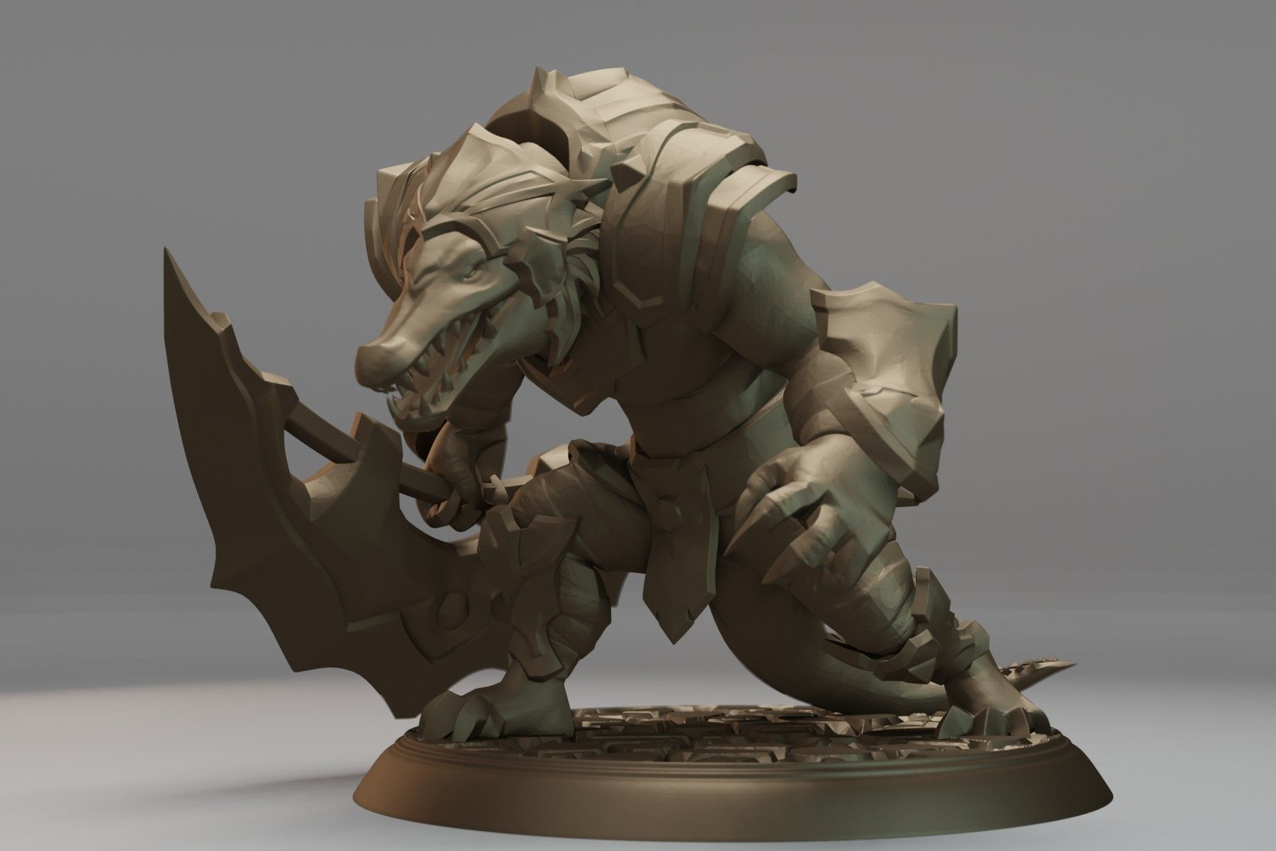 RENEKTON - LEAGUE OF LEGENDS free 3D model 3D printable | CGTrader