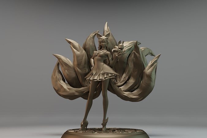 AHRI STAR GUARDIAN - LEAGUE OF LEGENDS 3D model 3D printable | CGTrader