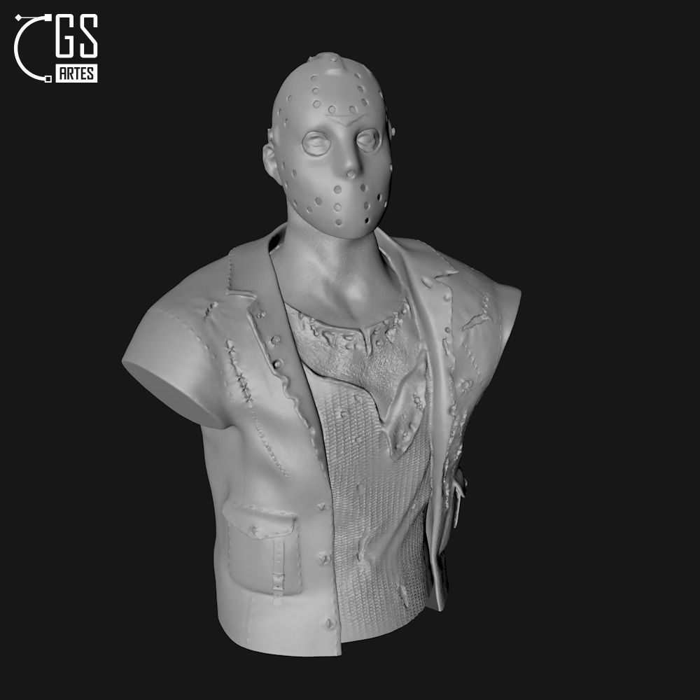 JASON VORHEES - BUST - FRIDAY THE 13TH 3D model 3D printable | CGTrader