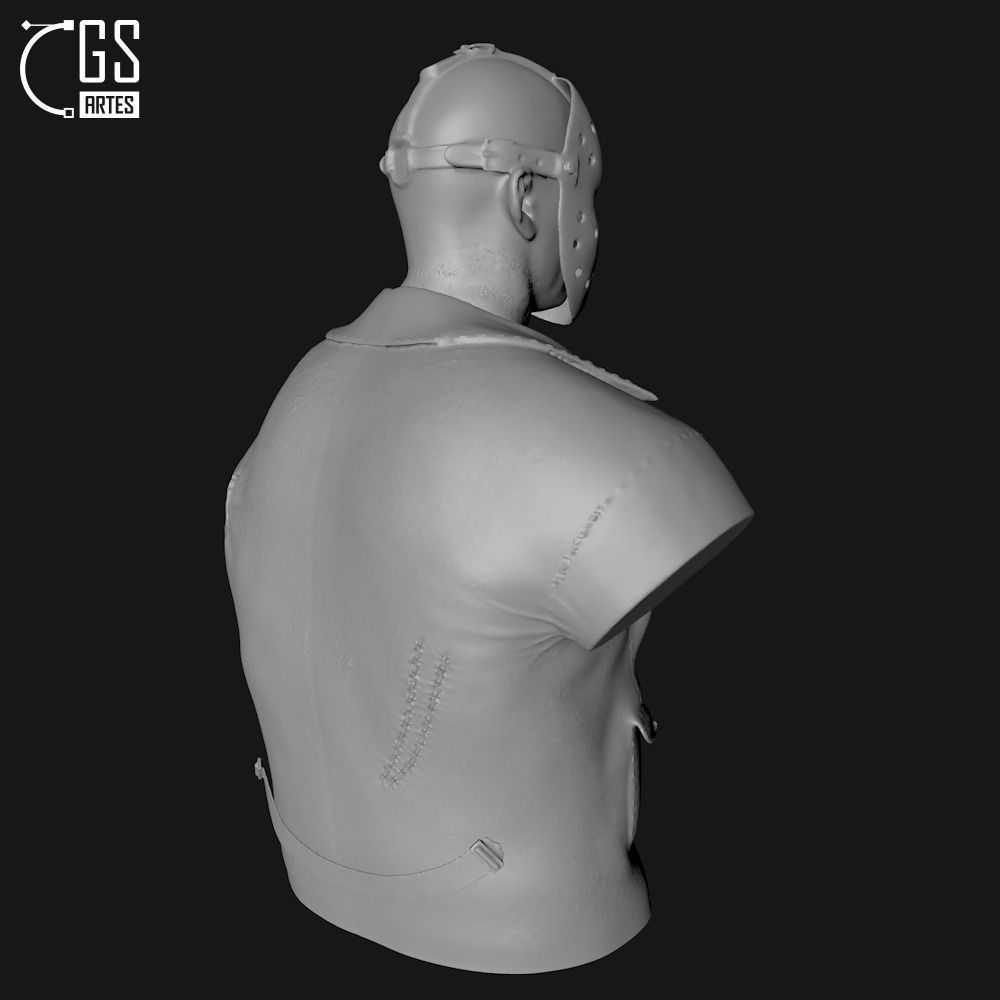 JASON VORHEES - BUST - FRIDAY THE 13TH 3D model 3D printable | CGTrader