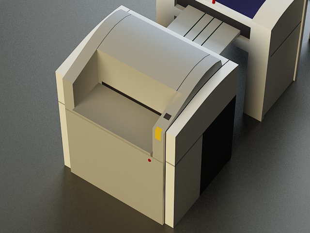 Small Offset Printer 3D model | CGTrader