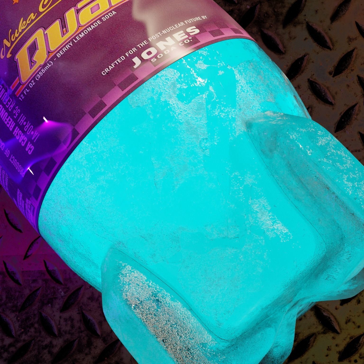 3D model Nuka-Cola Quantum from video game Fallout VR / AR / low-poly ...