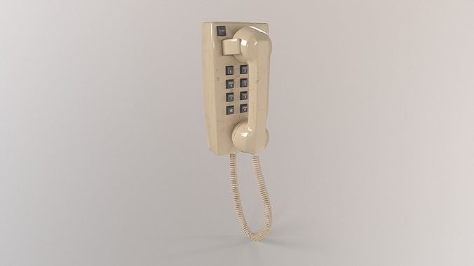 3D model 1990s Phone Low Poly VR / AR / low-poly | CGTrader