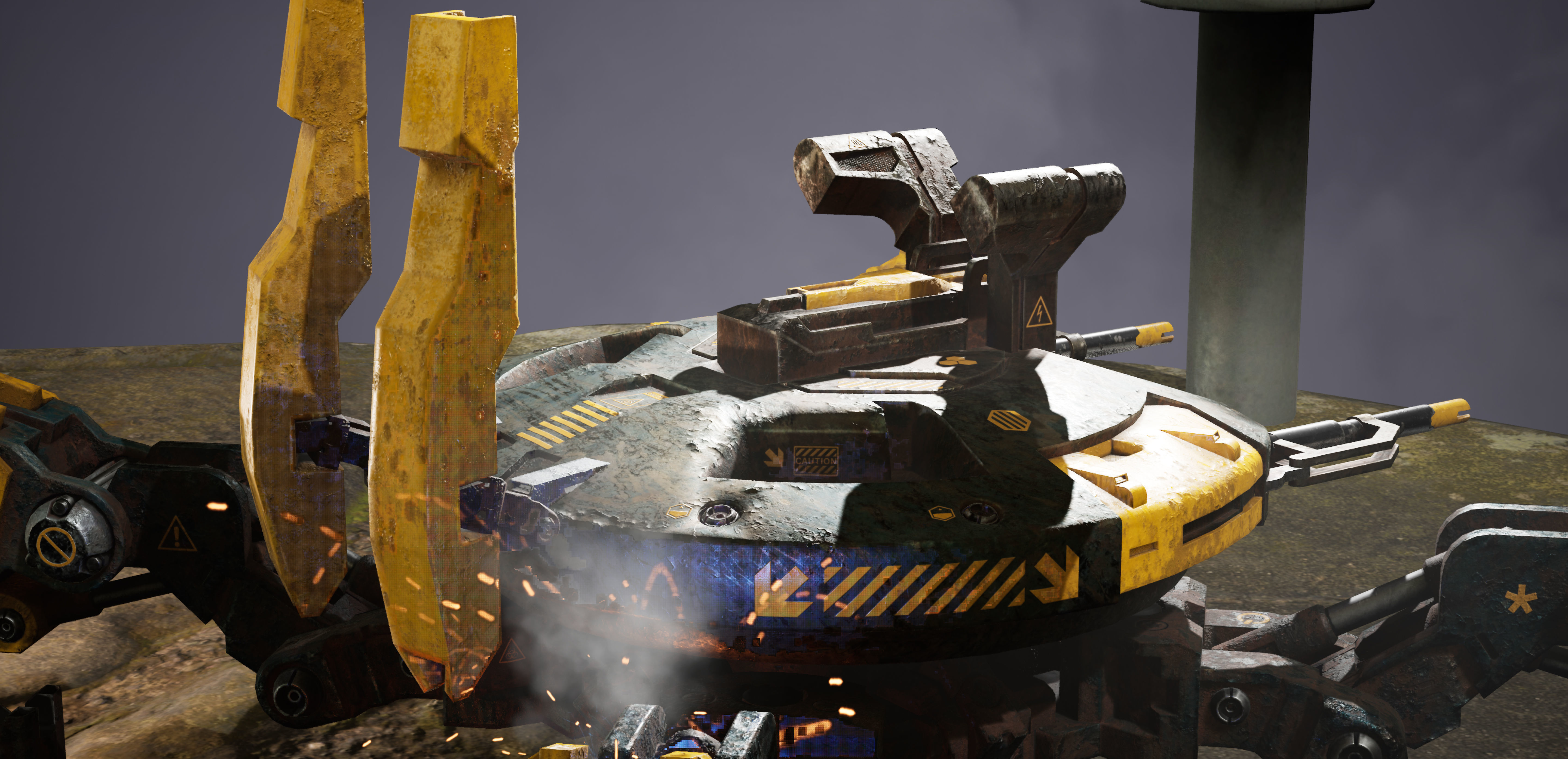 3D model Mecha-Drone robot VR / AR / low-poly | CGTrader