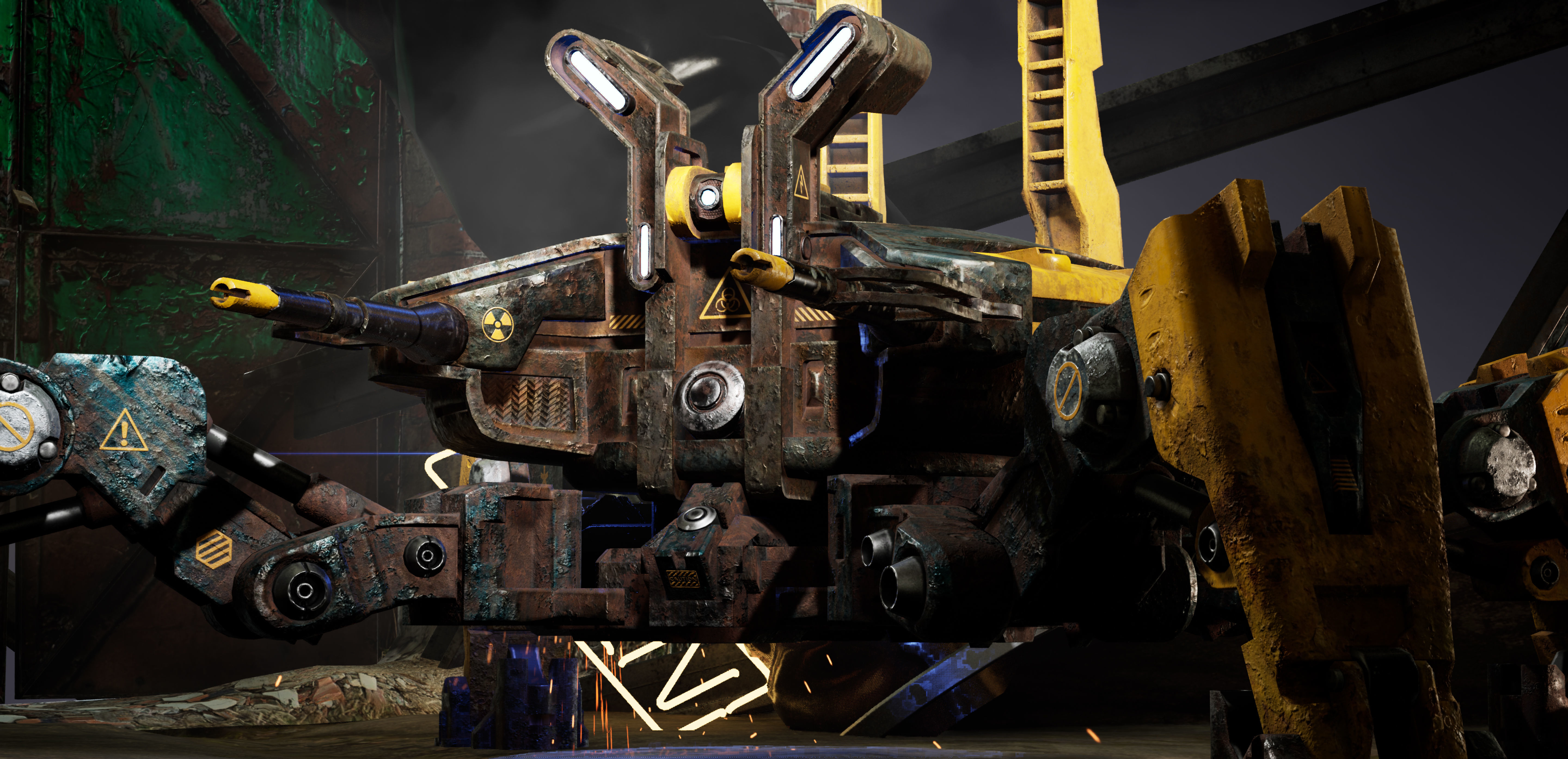 3D model Mecha-Drone robot VR / AR / low-poly | CGTrader