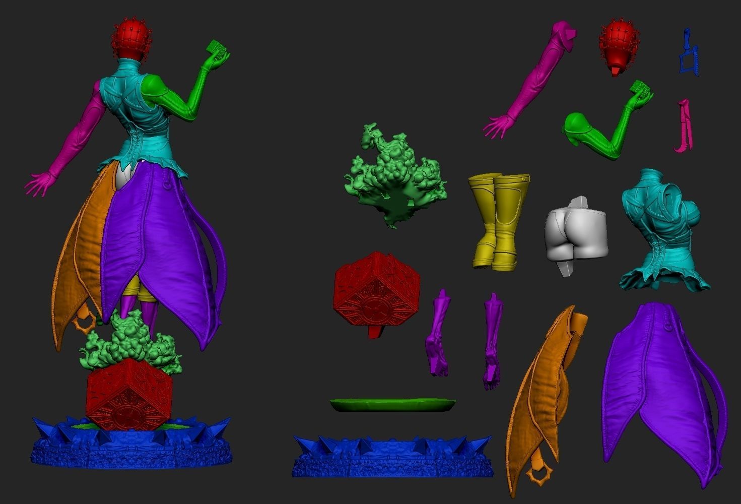 FEMALE PINHEAD BY CREATIVE GEEK MB 3D model 3D printable | CGTrader