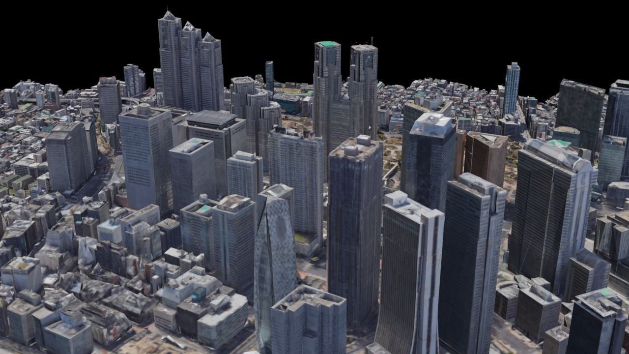 Tokyo City Map 3D model | CGTrader